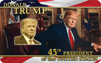 1/500 oz Gold Donald Trump 45th President | Limitiert