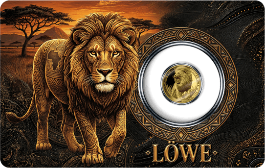1/200 oz Gold Big Five Löwe 2026 | Polierte Platte