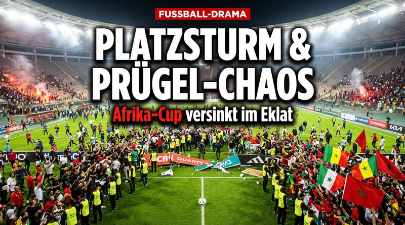 Afrika-Cup-Finale versinkt im Chaos: Prügeleien, Platzsturm und ein ...