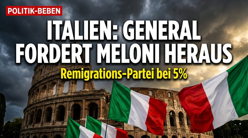 Italien vor dem politischen Beben: Ex-General Vannacci fordert Meloni ...