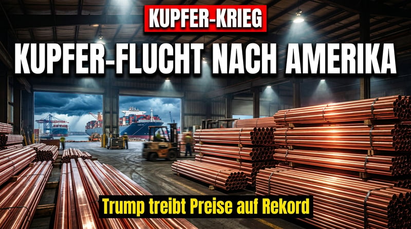 Kupfer-Krieg um die Tonne: Wie Trumps Zoll-Drohung das rote Metall nach ...