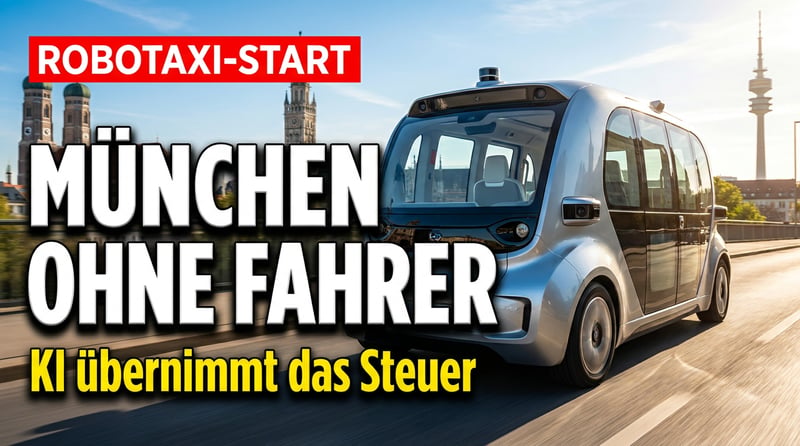 Robotaxis erobern München: Wenn das Auto fährt und der Mensch nur noch ...