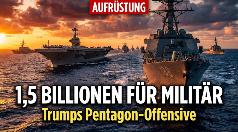 Trumps Aufrüstungsoffensive: 1,5 Billionen Dollar für das Pentagon